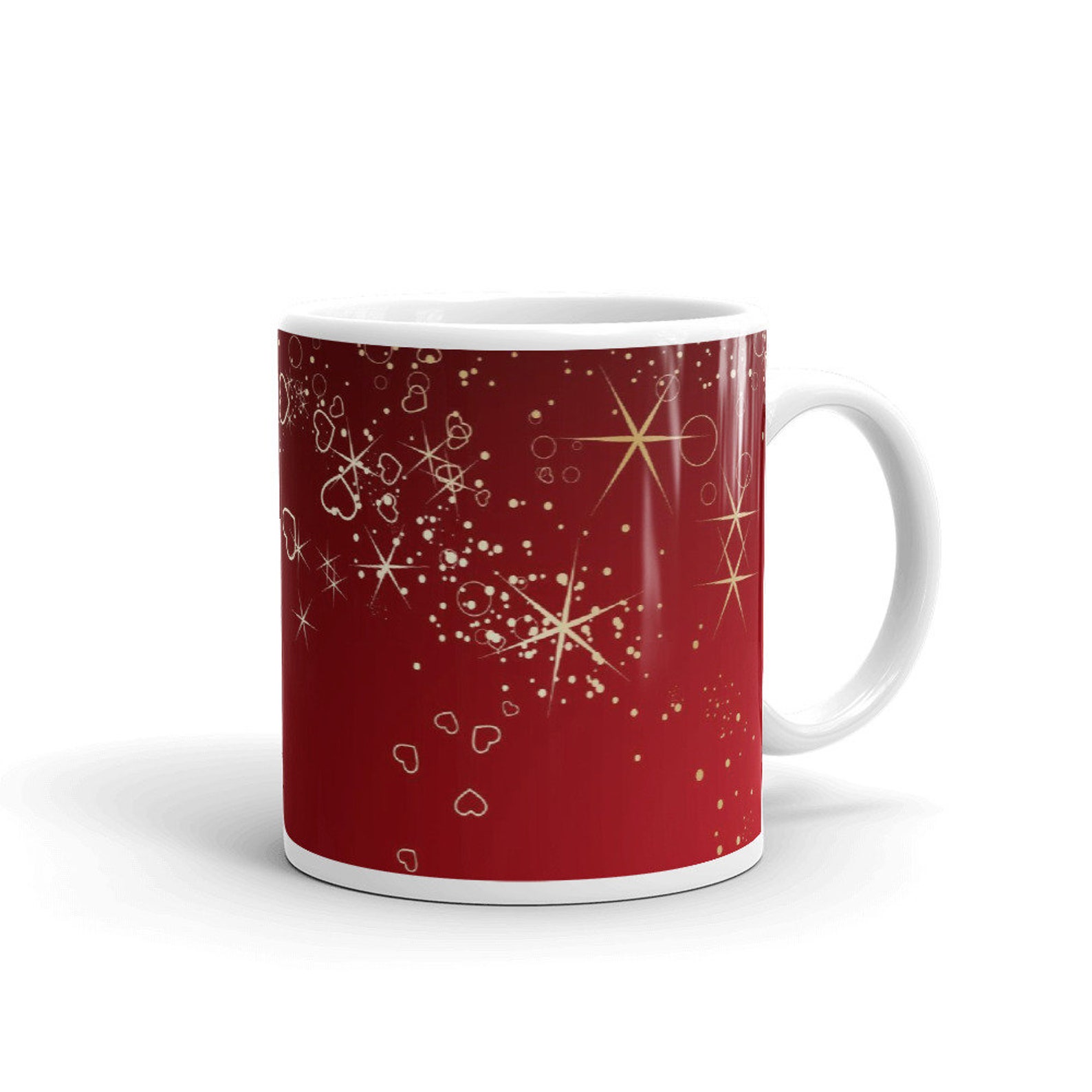 Red Christmas Mug - Etsy
