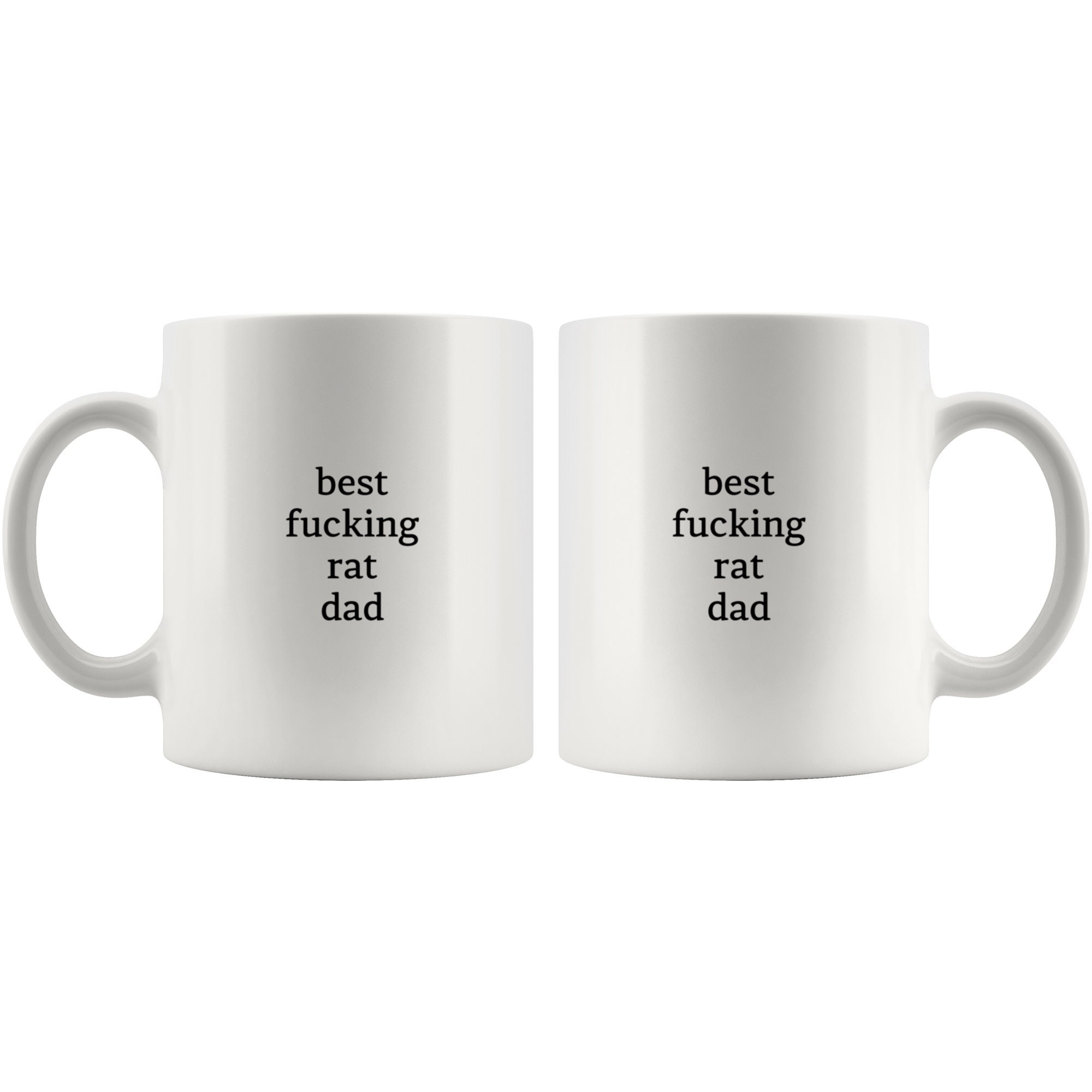 Rat Dad Birthday Mug, Best Fucking Rat Dad Mug, Gift for Rat Dad, Mug ...