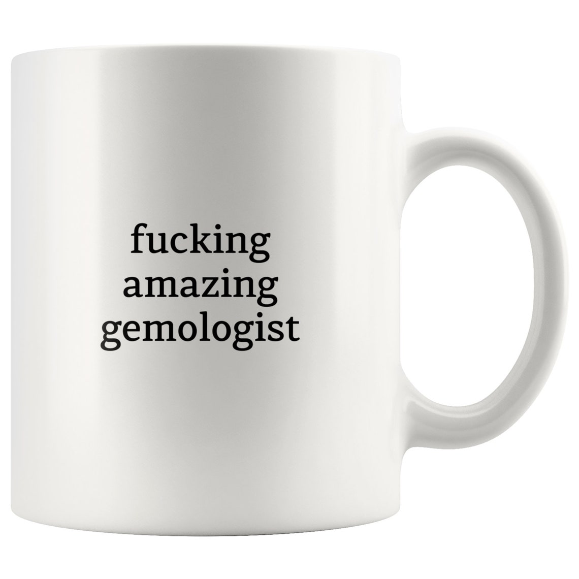 Gemologist Birthday Mug, Fucking Amazing Gemologist Mug, Gift for ...