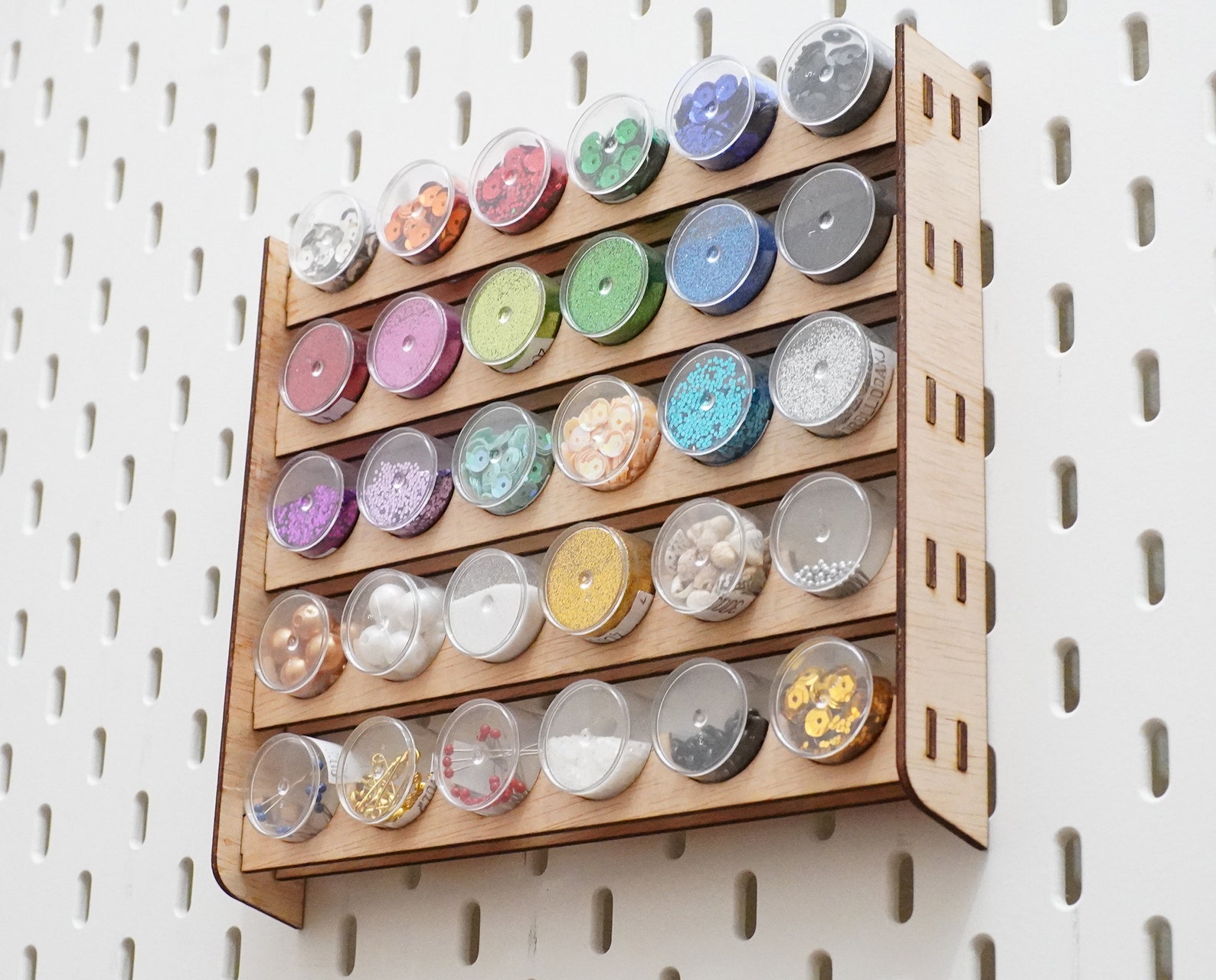 68 Pegboard Accessories Bundle,full Bundle Pegboard,wooden Pegboard ...