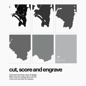 Lake House Decor, Groton Long Point Map SVG, Wood Wall Decor Gift ...