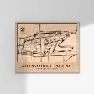 Watkins Glen Race Track Map: 3D Topography, Laser Cut Files (digital ...