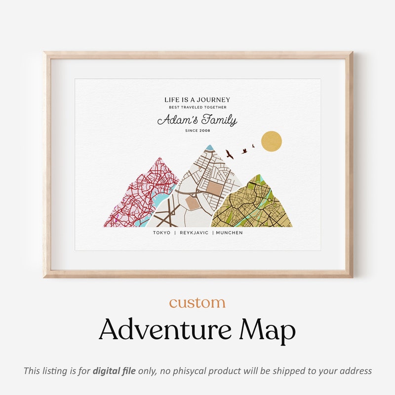 Adventure Map - Etsy