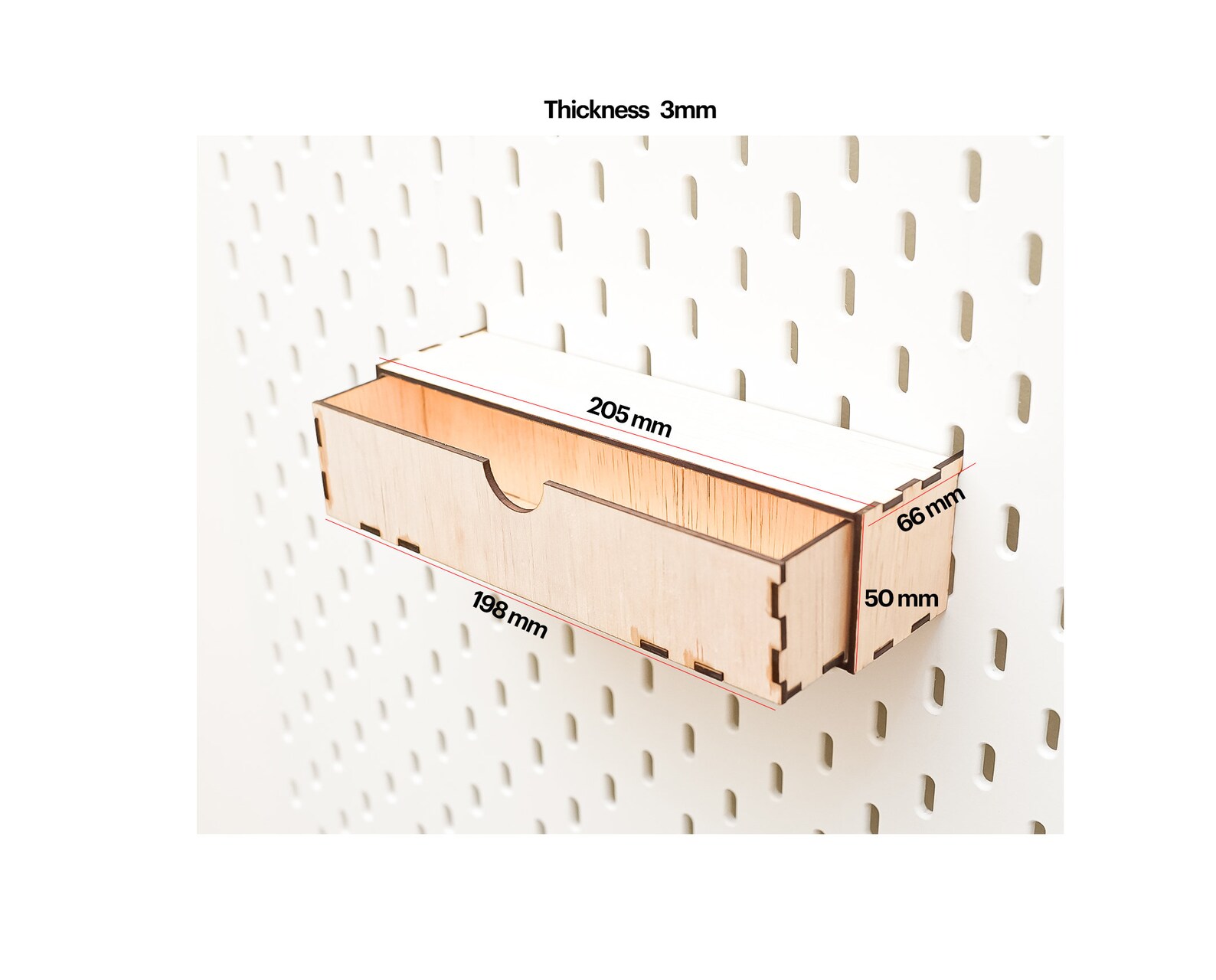 Pegboard Drawer Pegboard Box Tools Wooden Box Crafting - Etsy