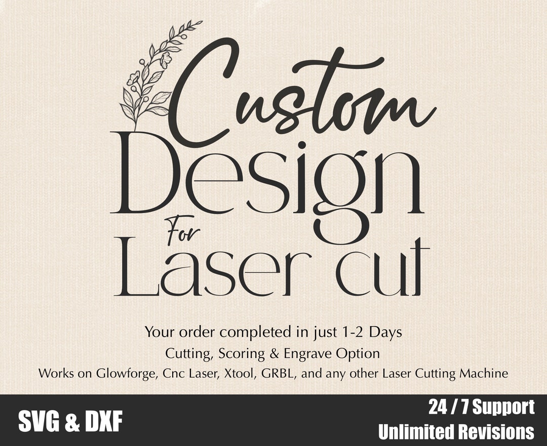 Custom Laser Cut Design: Multilayer SVG File (digital Download) - Etsy
