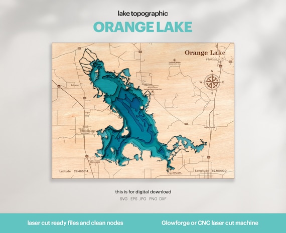 Mapa Del Lago Florida