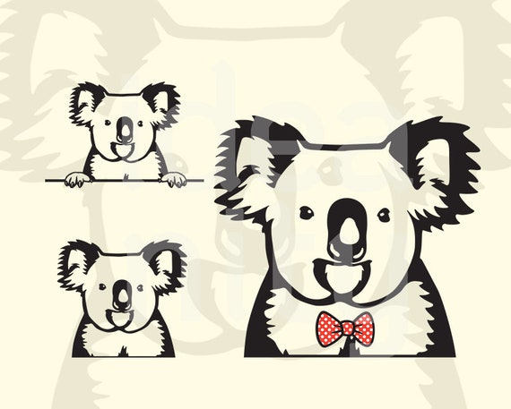 Koala Face Clip Art