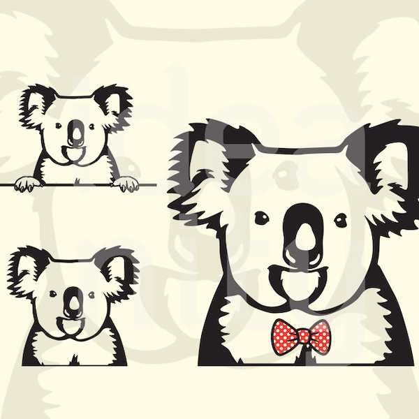 Koala Laser Files - Etsy