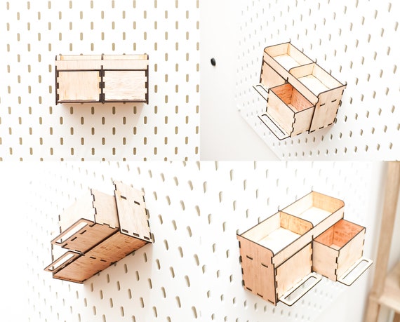 Pegboard Drawer With Shelf Pegboard Accessories Pegboard | Etsy