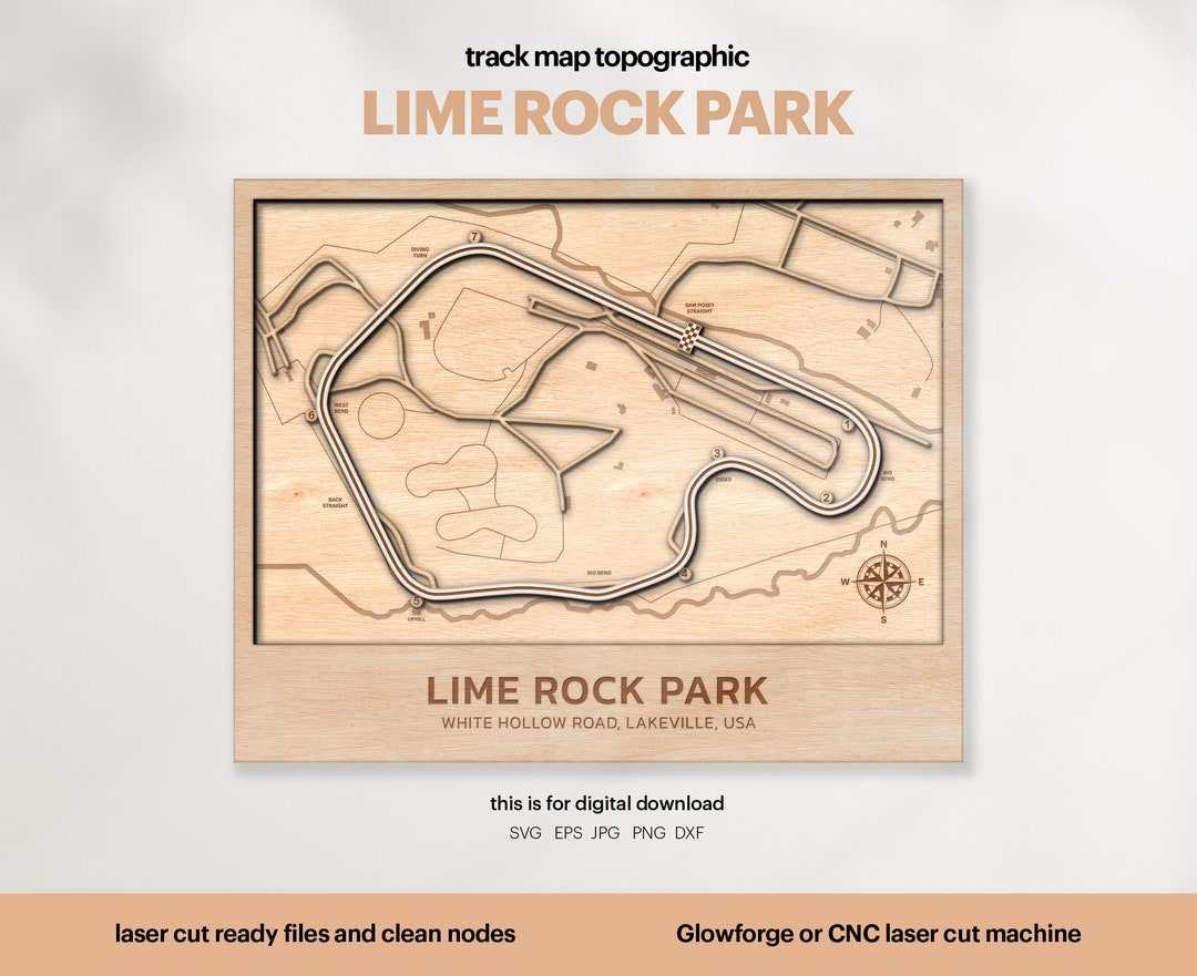 Race Tracks Map Topography, Lakeville Connecticut Map SVG, Circuit ...