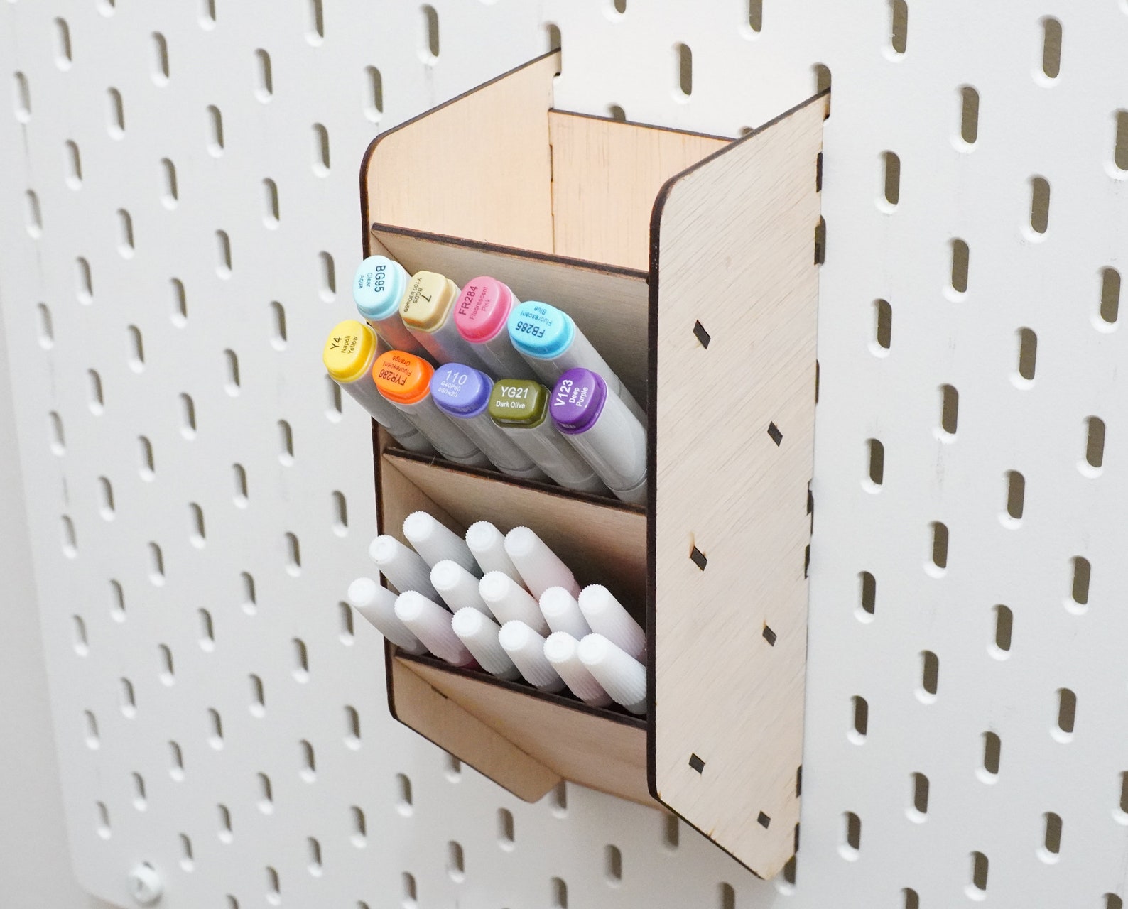 68 Pegboard Accessories Bundle,full Bundle Pegboard,wooden Pegboard ...