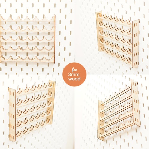 Pegboard Hook Laser Cuting File Glowforge Digital File For Etsy
