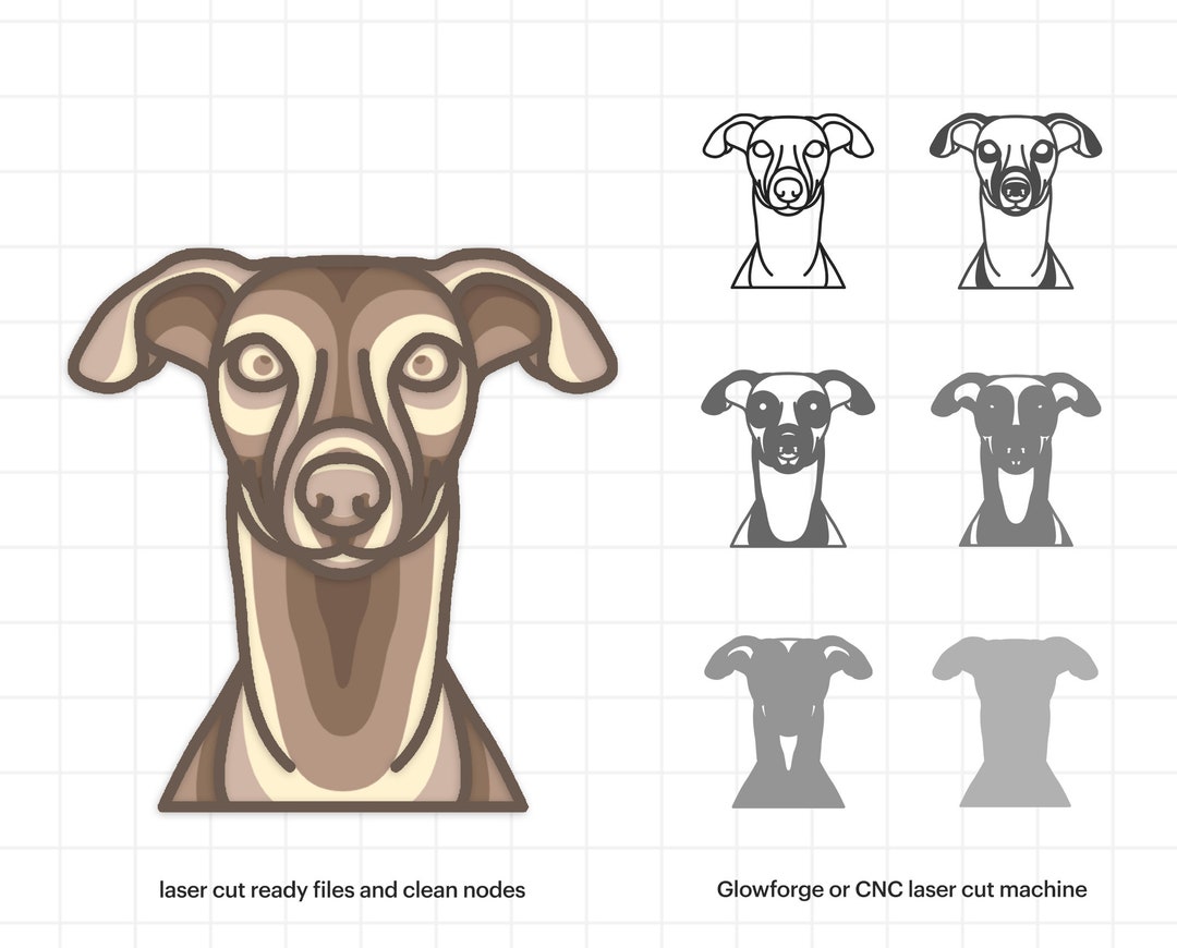 Whippet Dog Multilayer Dog Mandala SVG, Mandala Wall Art, 3D Multilayer ...