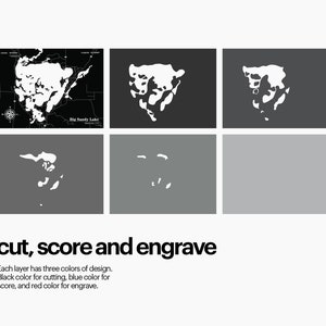 Big Sandy Lake Map SVG: 3D Topographic Wood Decor (digital Download) - Etsy