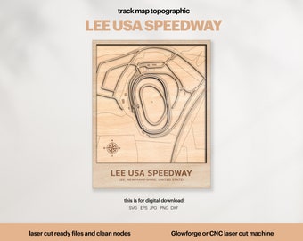 Race Track Loop Circuit Map Clipart Set / Outline & Stamp Graphic ...