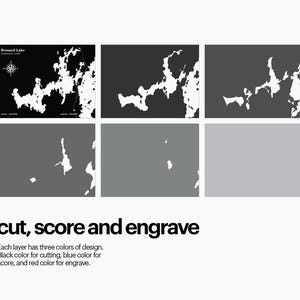 Lake House Decor, Besnard Lake Map SVG, Wood Wall Decor Gift ...