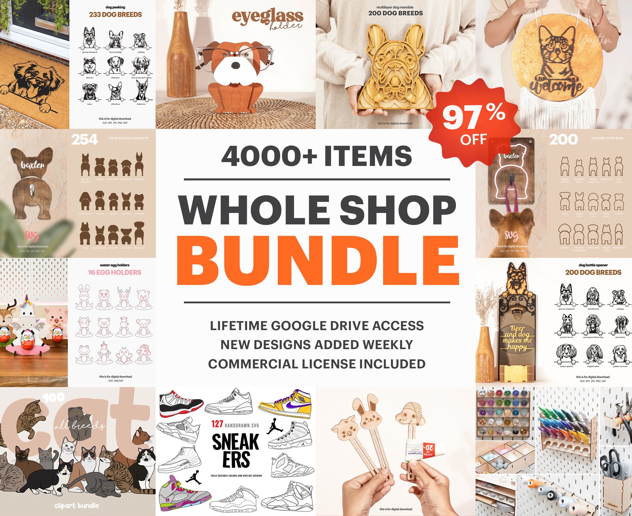 68 Pegboard Accessories Bundlefull Bundle Pegboardwooden - Etsy