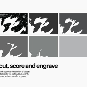 Lake House Decor, Chaumont Bay Map SVG, Wood Wall Decor Gift ...