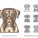 Boxer Multilayer Dog Mandala SVG, Mandala Dog Breeds, 3D Multilayer ...