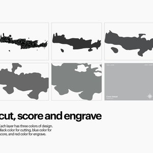 Lake House Decor, Crete Island Map SVG, Wood Wall Decor Gift ...