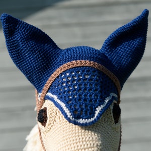 Hobby Horse Fly Hood Crochet Pattern – Ear Bonnet Accessory for Stick ...