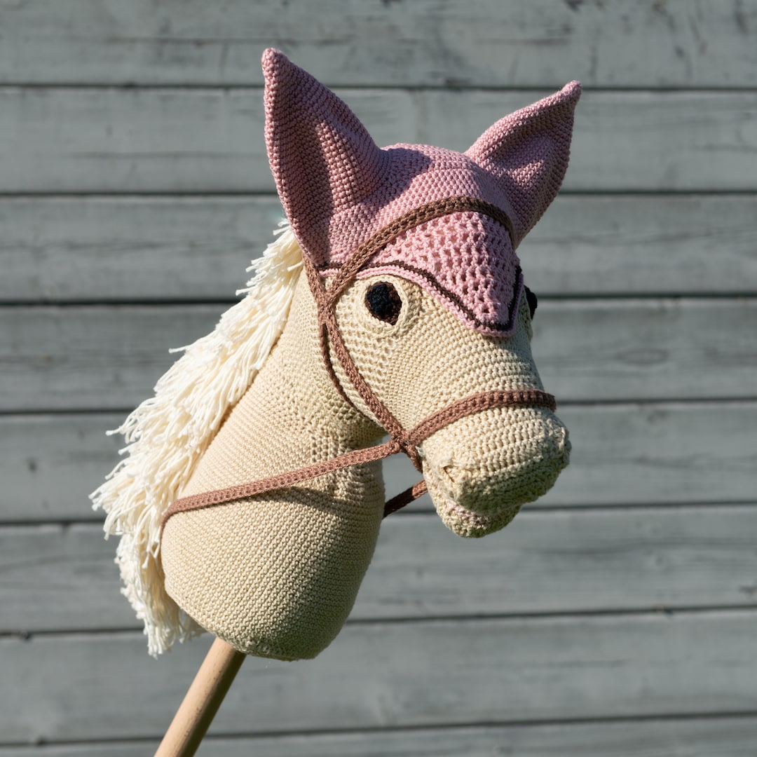 Crochet Pattern Fly Bonnet for Hobby Horse, Horse Hood as Accessory for ...