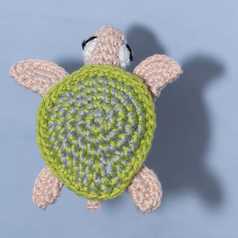 Green Sea Turtle Crochet Pattern Amigurumi Turtle Pendant - Etsy España