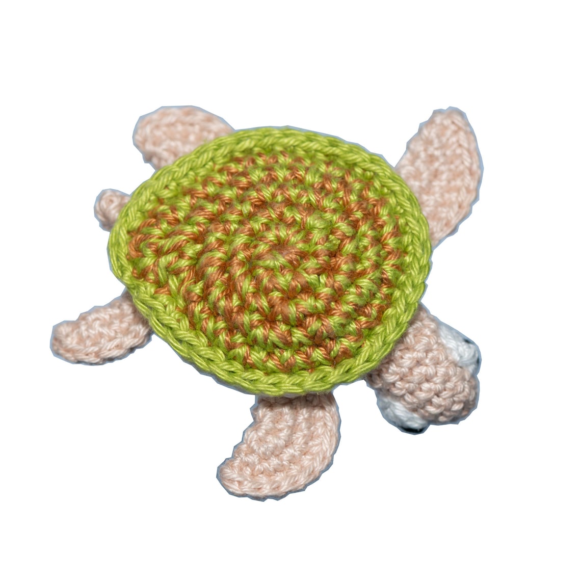 Green Sea Turtle Crochet Pattern Amigurumi Turtle Pendant - Etsy España