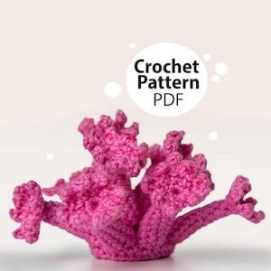 Coral Crochet Pattern, Crochet Coral Reef, DIY Amigurumi Aquatic Plant ...