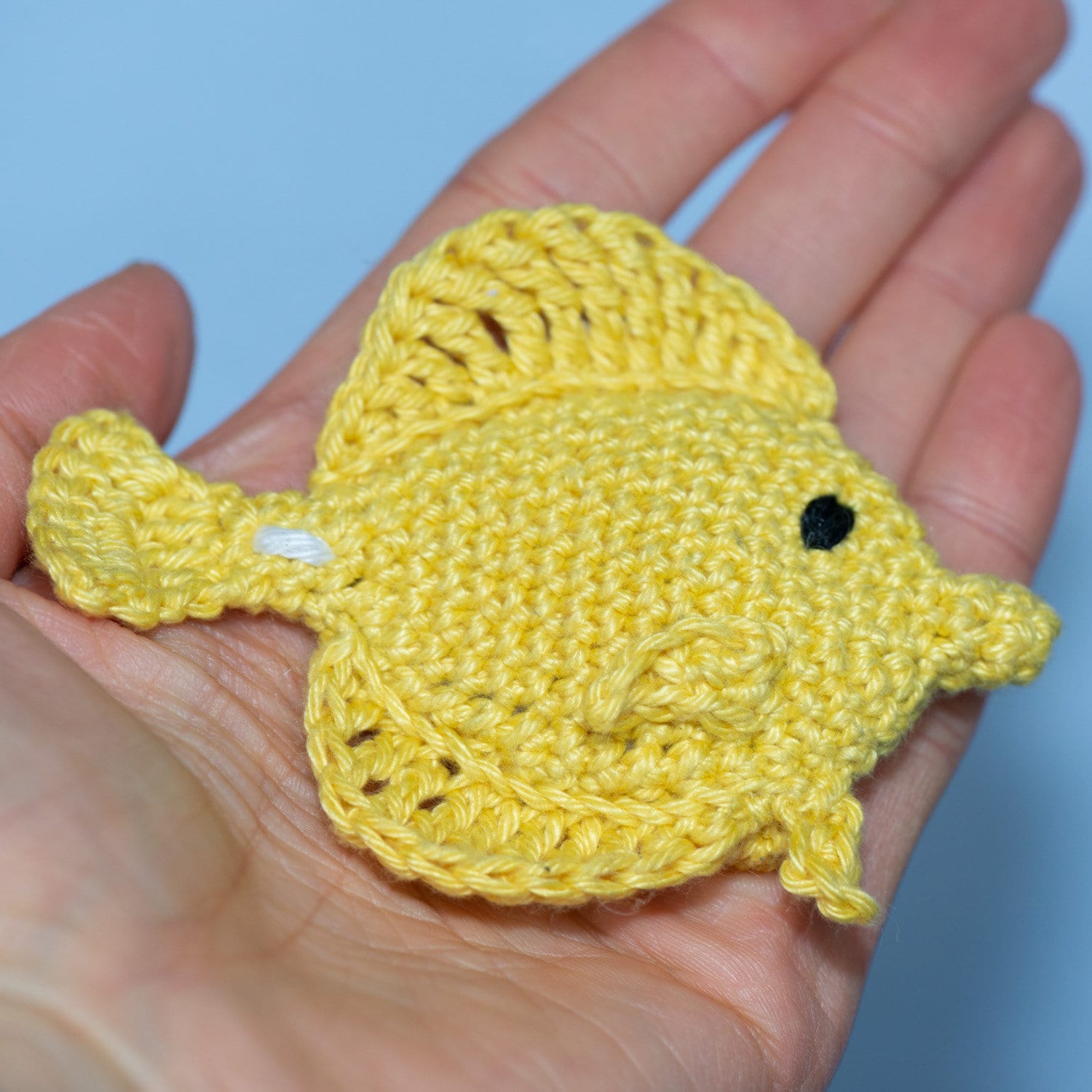 Yellow Tang Crochet Pattern Amigurumi Yellow Fish Coral Reef | Etsy