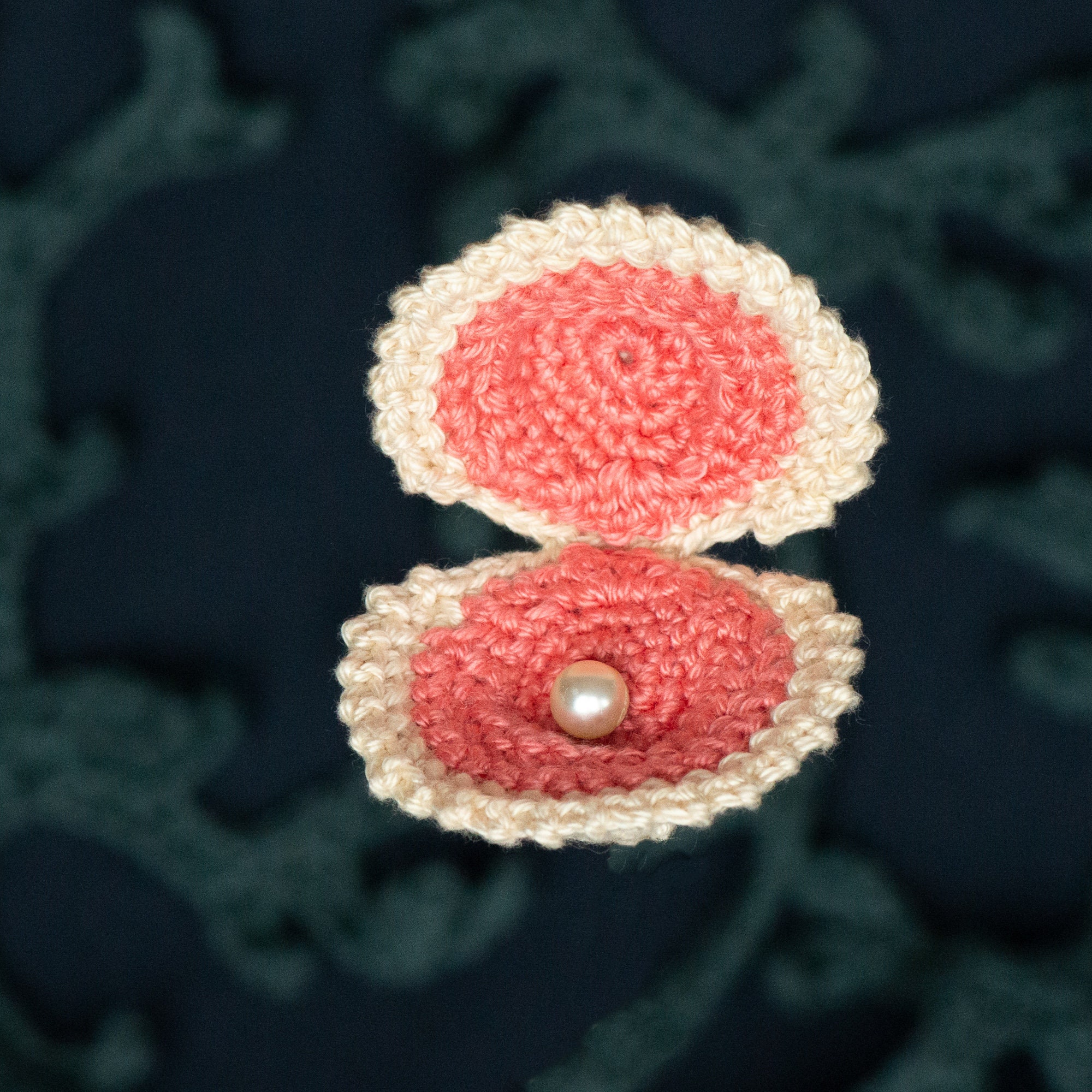 Shell With Pearl Crochet Pattern Amigurumi Mussel With Pearl - Etsy