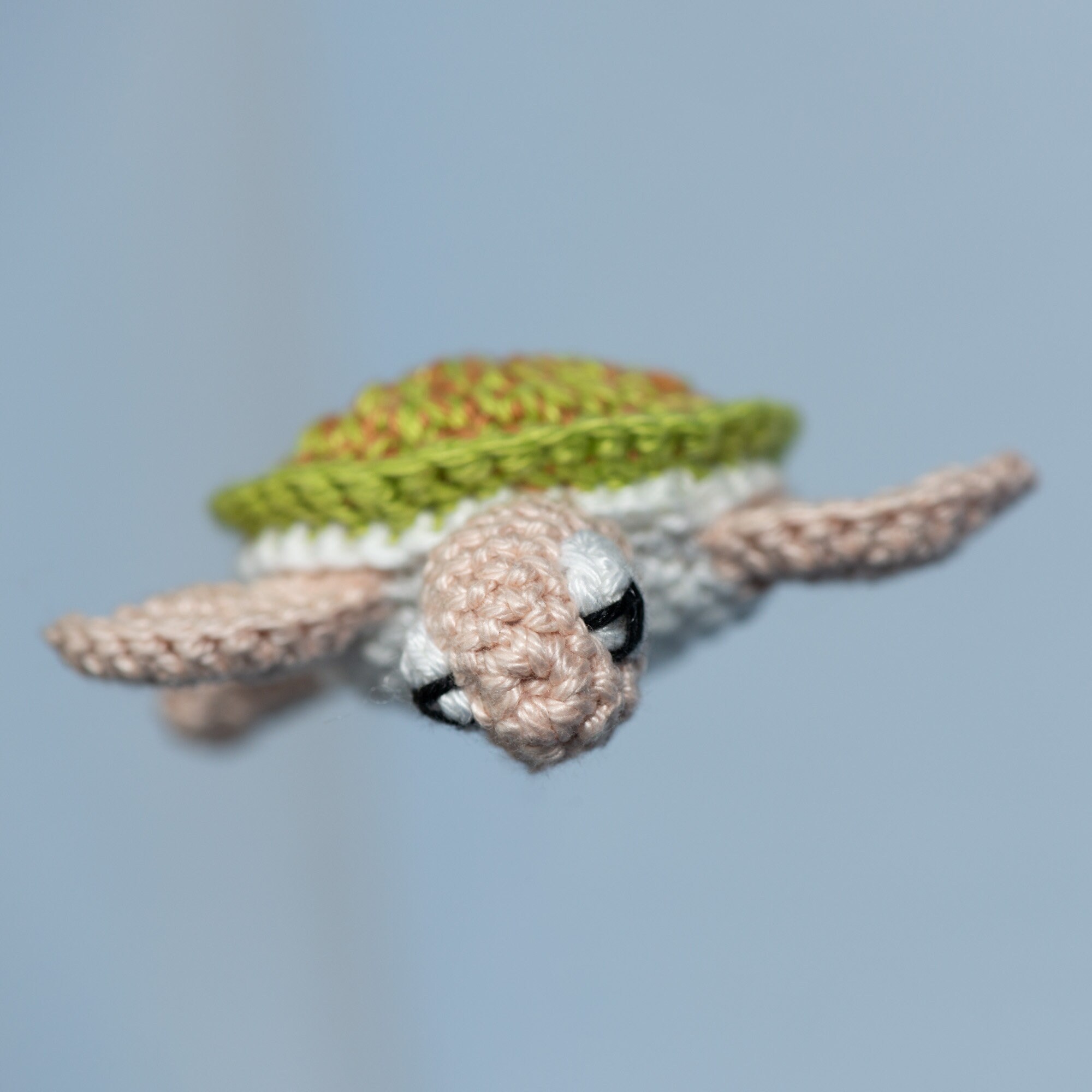 Green Sea Turtle Crochet Pattern Amigurumi Turtle Pendant - Etsy España