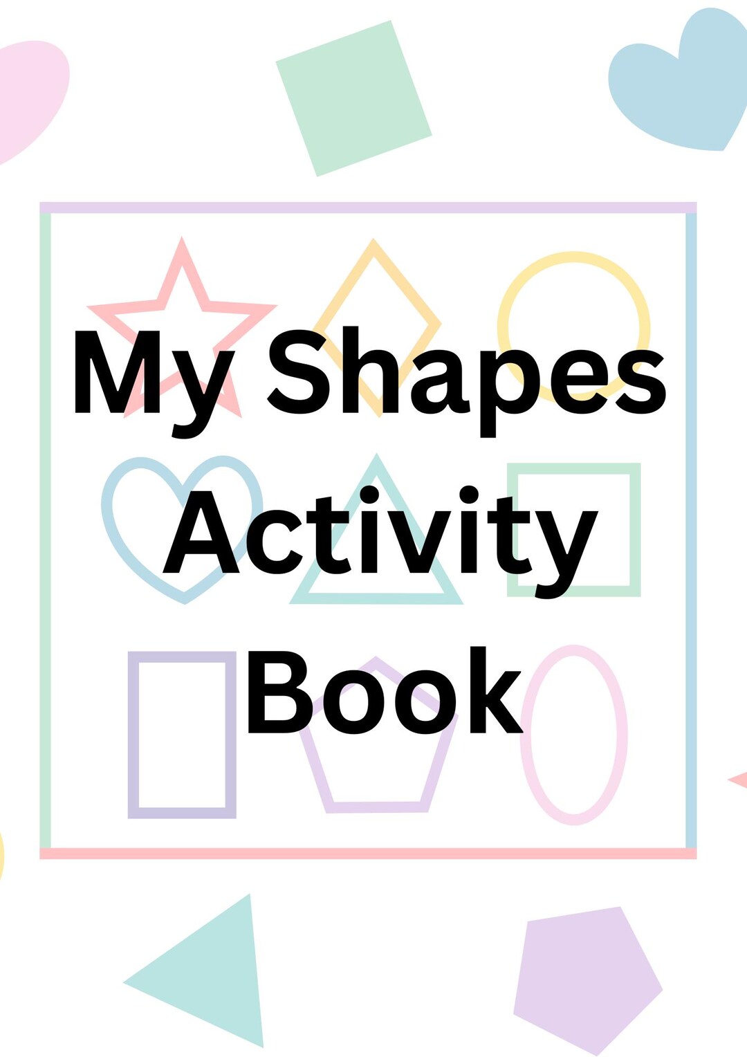 Shapes Activity Book for Toddlers | Shape Learning for Kids | Printable ...