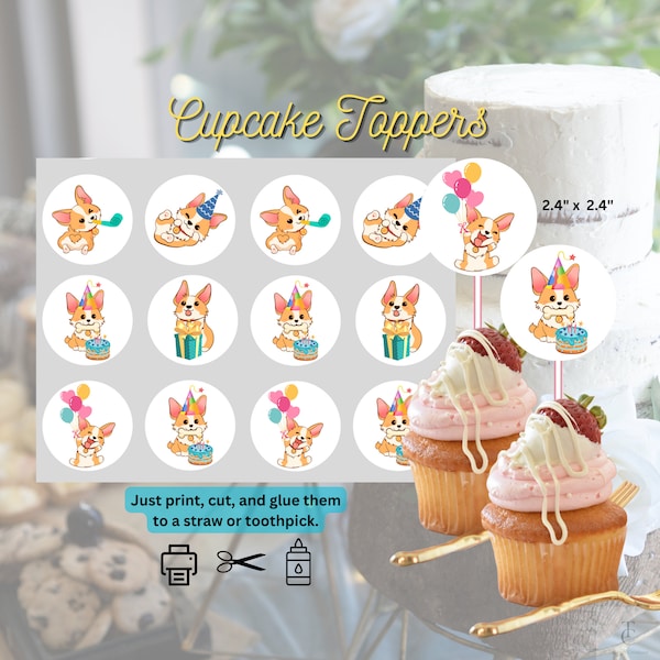 Corgi Birthday Decorations - Etsy