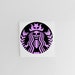 Gothic Starbucks Logo Vinyl Decal Handmade 48 Black and White Mini 1 ...
