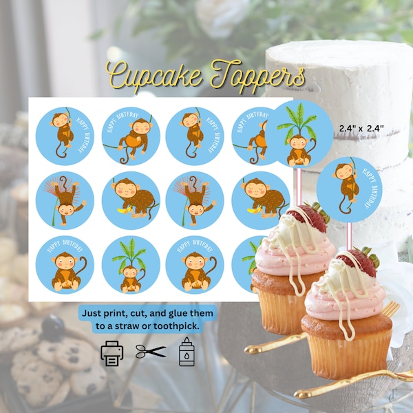 Cute Cupcake Topper - Etsy