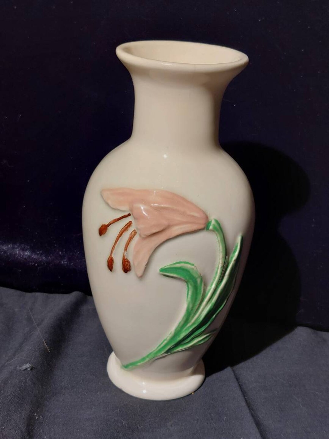 Vintage Hull Art Pottery - Classic - Pattern #T-1 - High Gloss Ivory ...