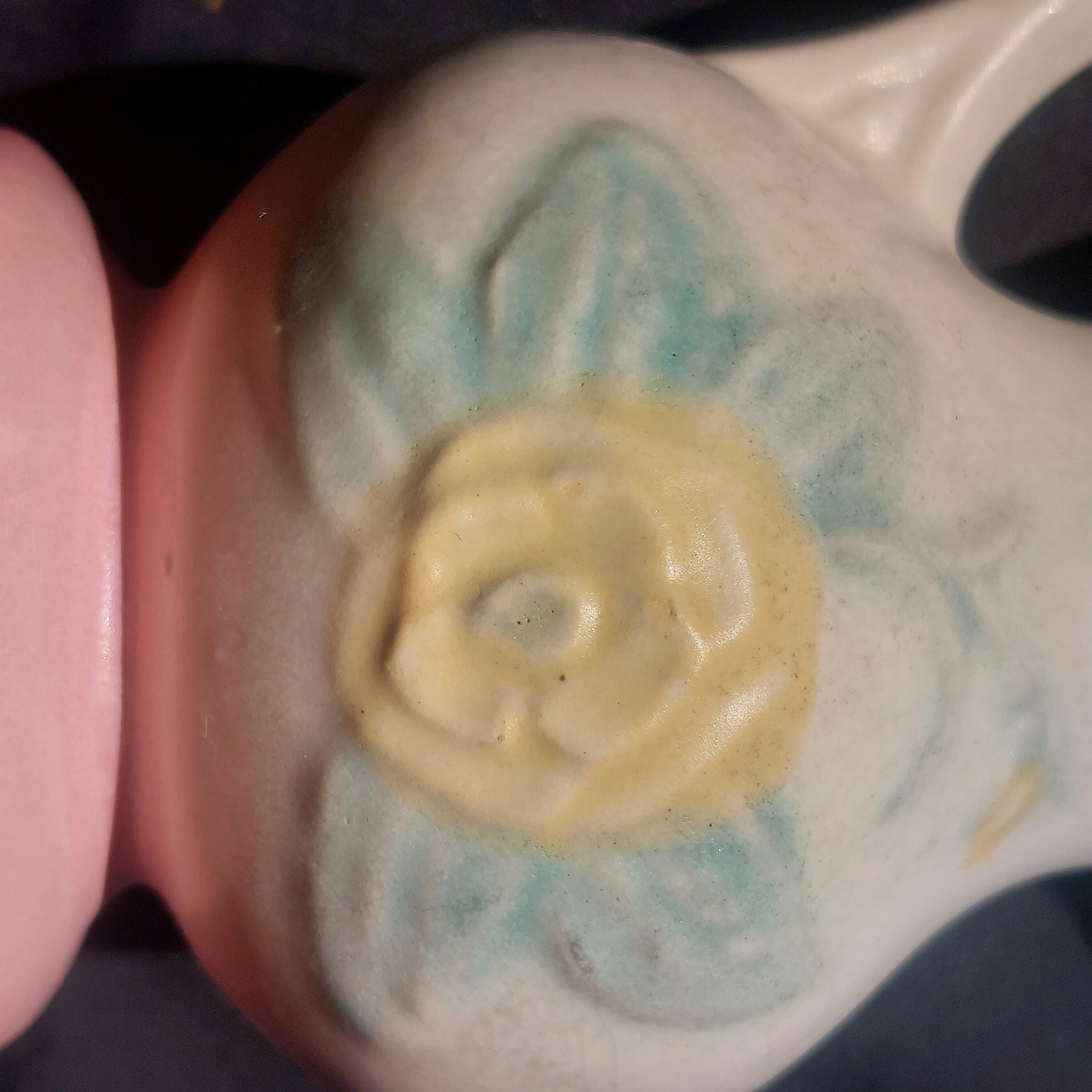 Vintage Hull Art Pottery Camellia/open Rose Pattern 128 Matte Pink and ...