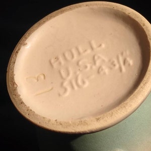 Vintage Hull Art Pottery - Dogwood/wild Rose Pattern #516 - Cream and ...