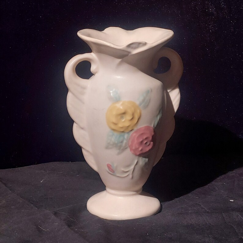 Vintage Hull Art Pottery -camellia/open Rose Pattern #121 - All-over ...