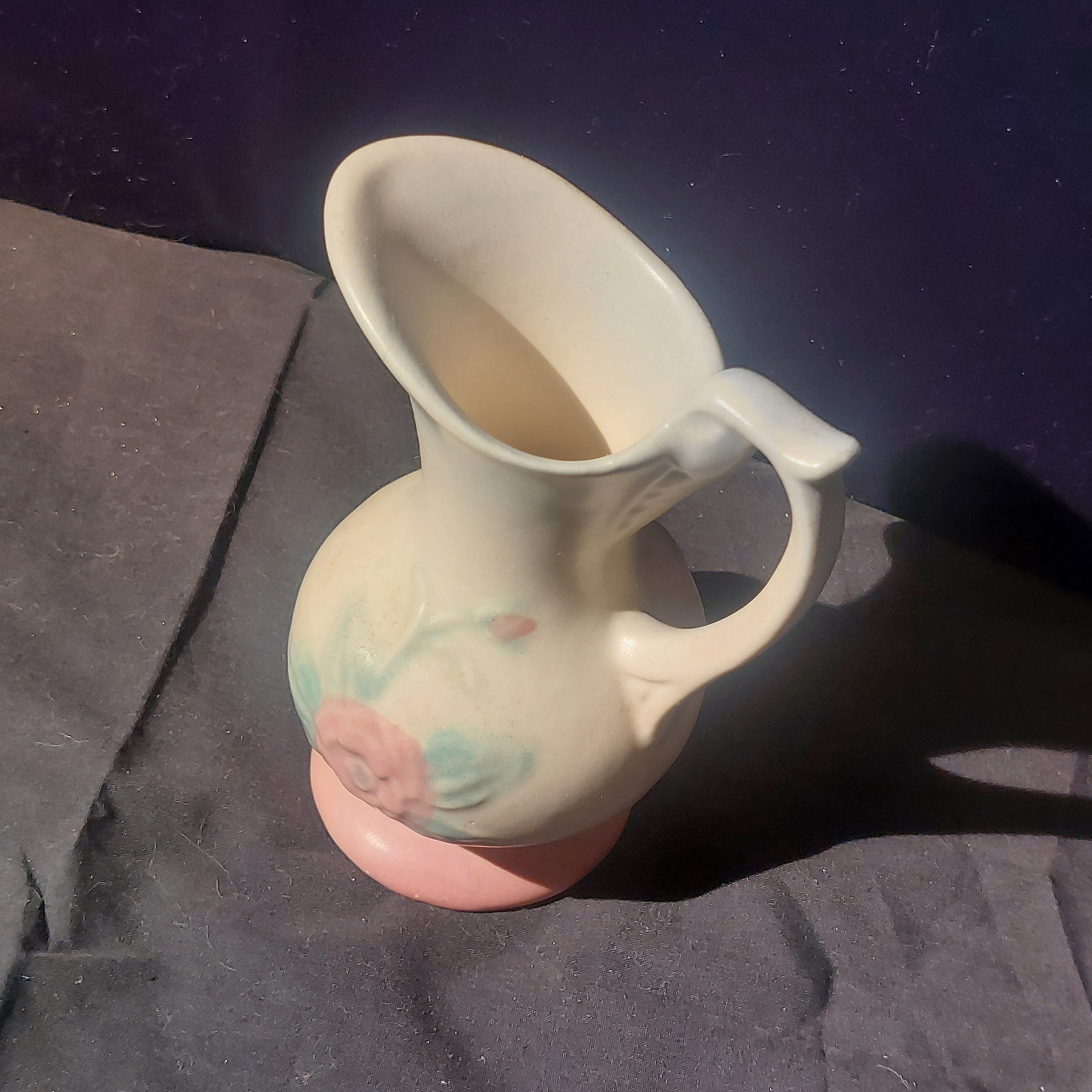 Vintage Hull Art Pottery - Camellia/open Rose Pattern #128 - Matte Pink ...