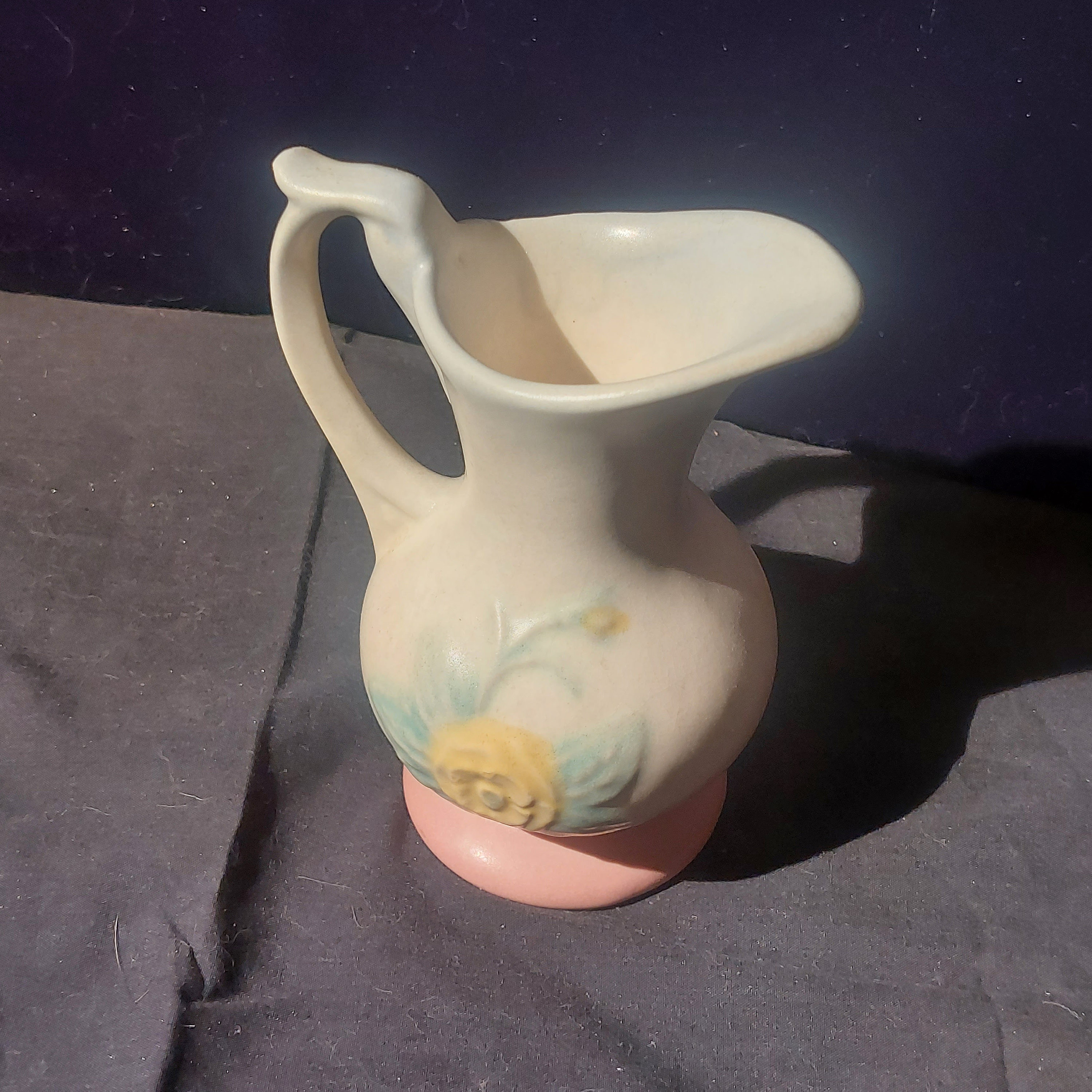Vintage Hull Art Pottery - Camellia/open Rose Pattern #128 - Matte Pink ...
