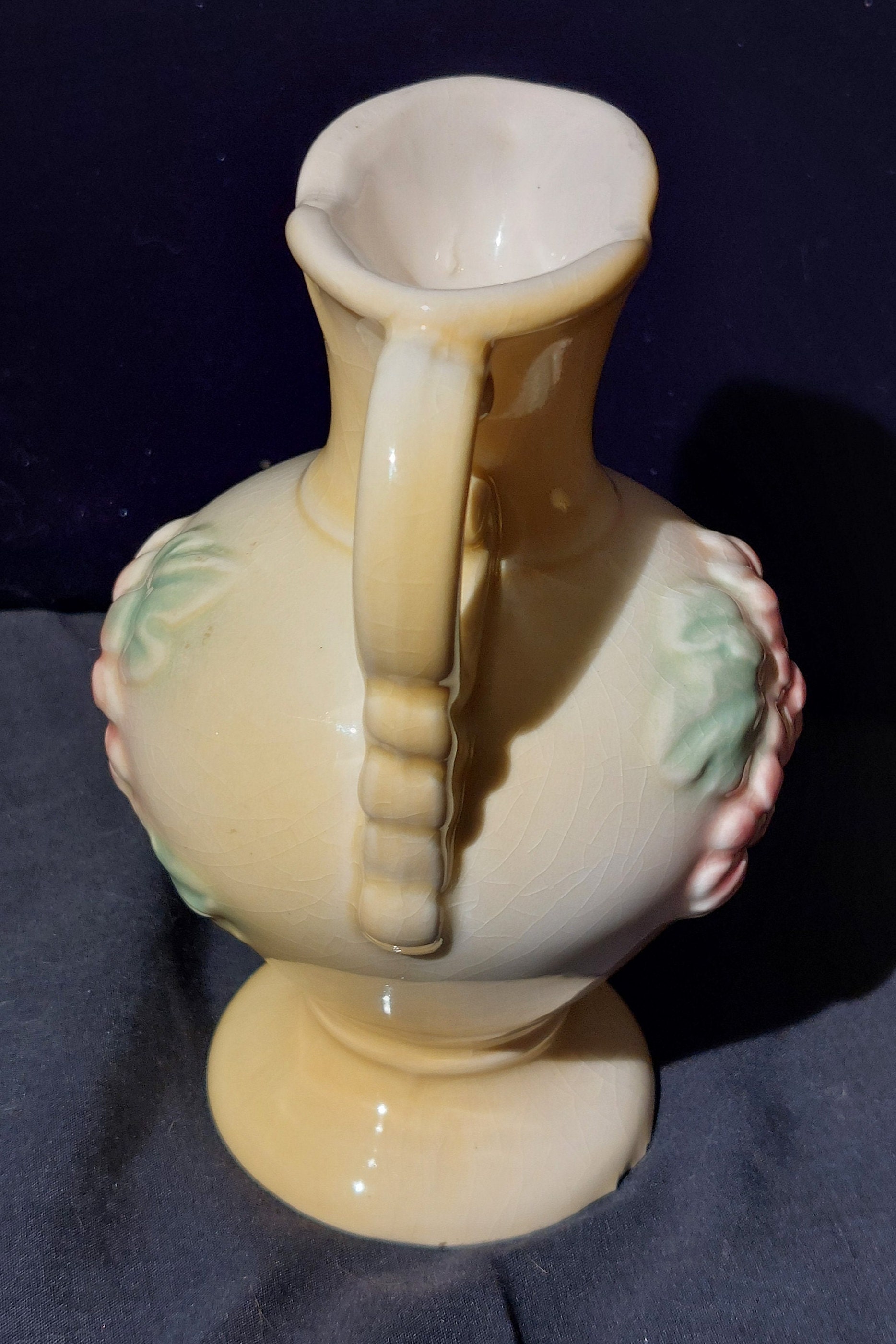 Vintage Hull Art Pottery Sun-glow Pattern 88 High-gloss Yellow W/pink ...