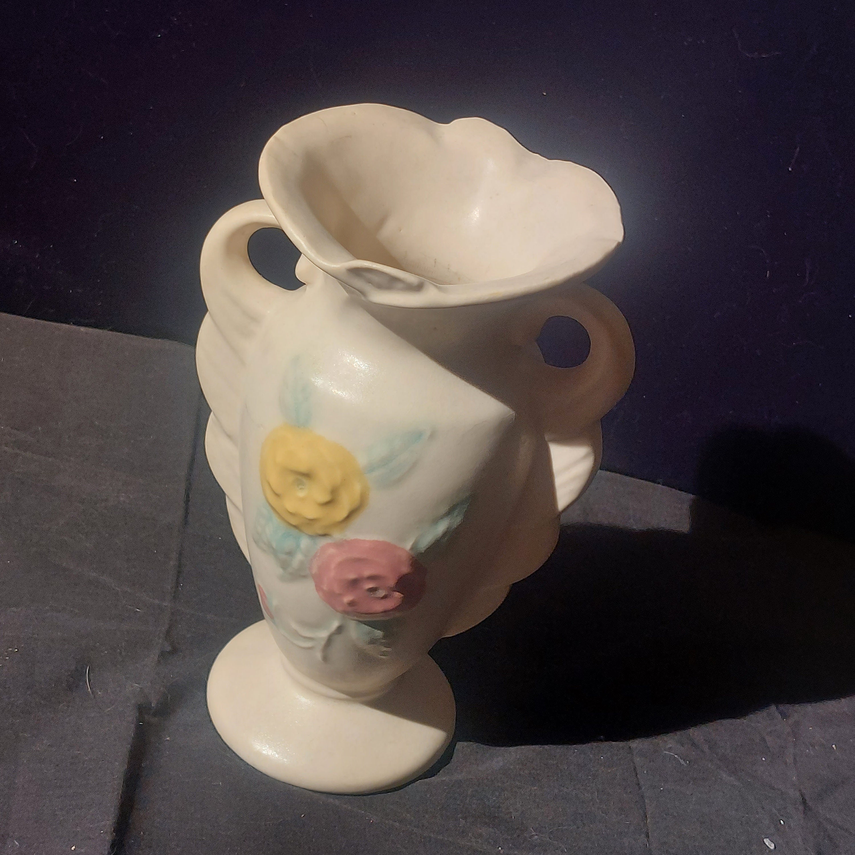 Vintage Hull Art Pottery -camellia/open Rose Pattern #121 - All-over ...