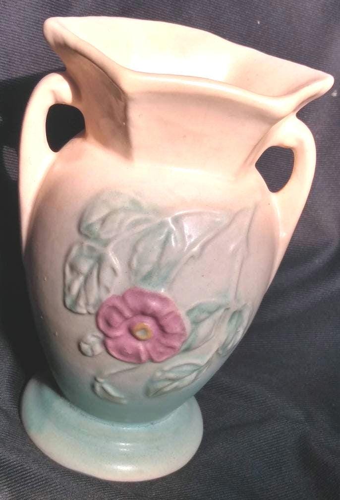 Vintage Hull Art Pottery - Dogwood/wild Rose Pattern #516 - Cream and ...