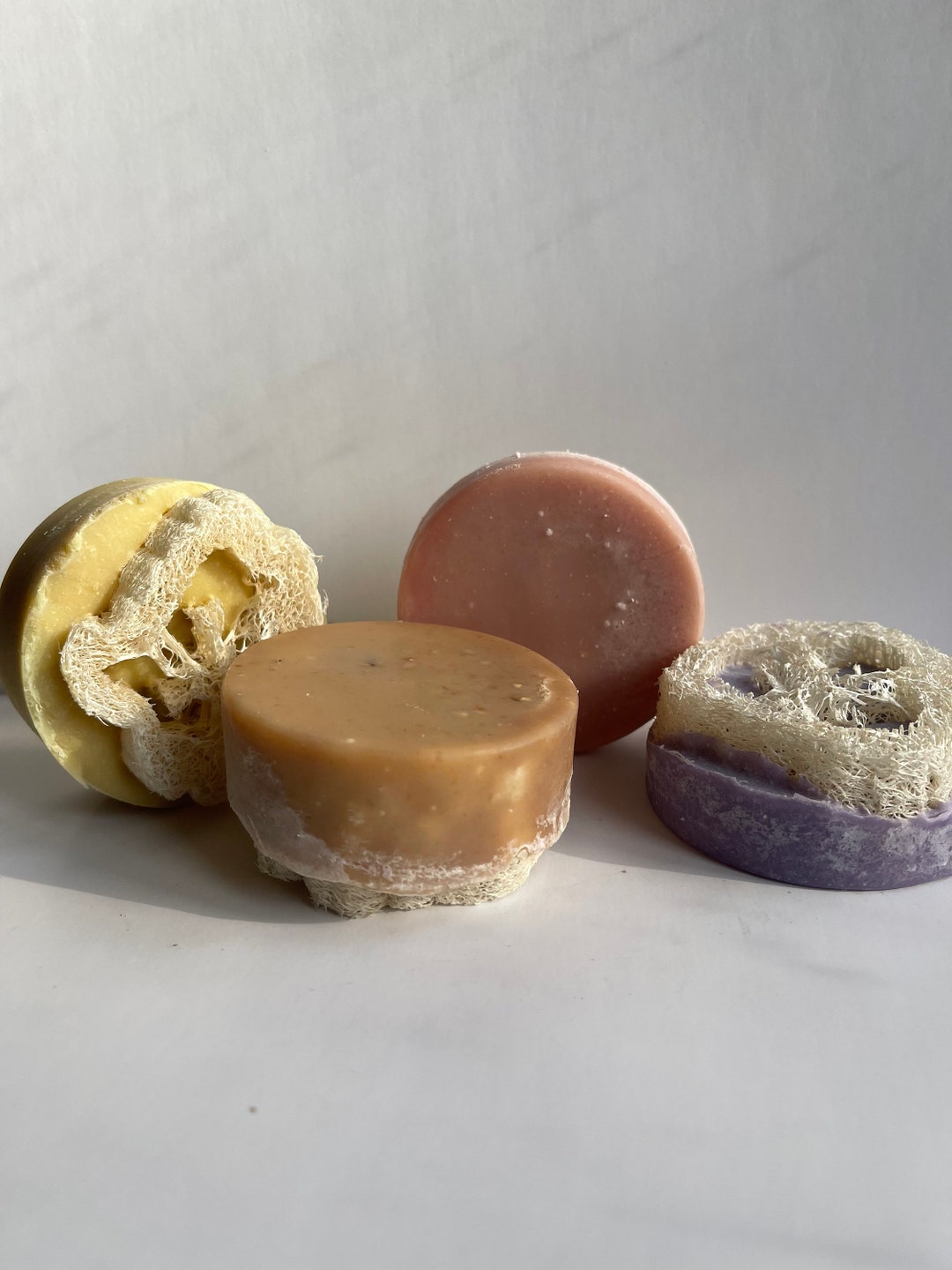 Luffa Goats Milk Soap Scrubber - Etsy