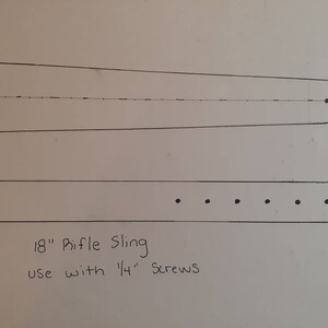 18 Rifle Sling Template DIGITAL DOWNLOAD - Etsy Canada