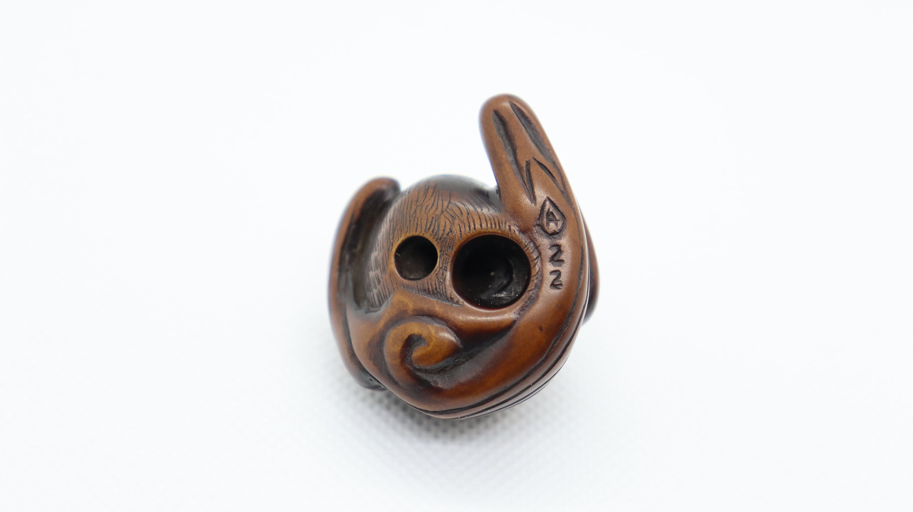 Contemporary Boxwood Netsuke Bat - Etsy