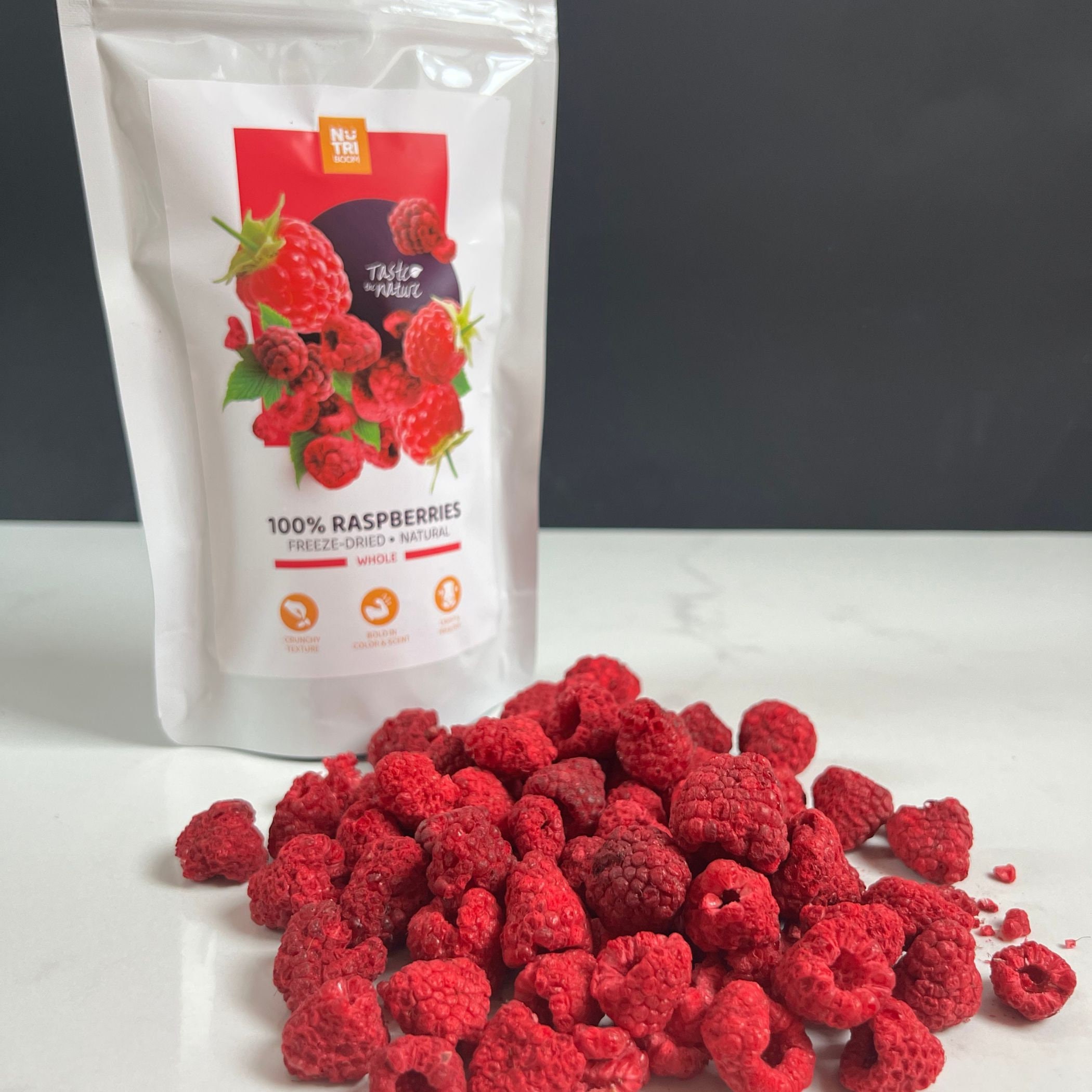Freeze Dried Raspberries | Healthy Natural Snacks, Vegan, No Added ...