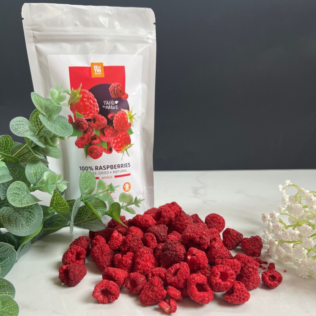 Freeze Dried Raspberries | Healthy Natural Snacks, Vegan, No Added ...